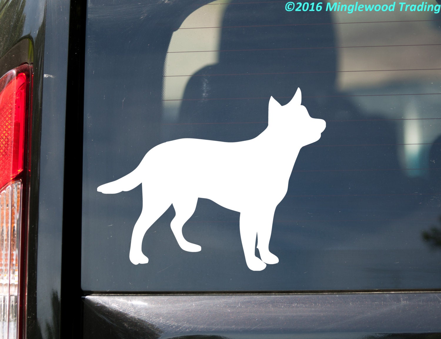 Cattle Dog Vinyl Decal Sticker - Australian Red Blue Heeler ACD - Etsy