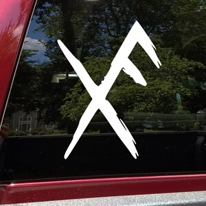 Good Luck Bind Rune Vinyl Decal V2 - Fortune Viking Norse Symbol Die ...