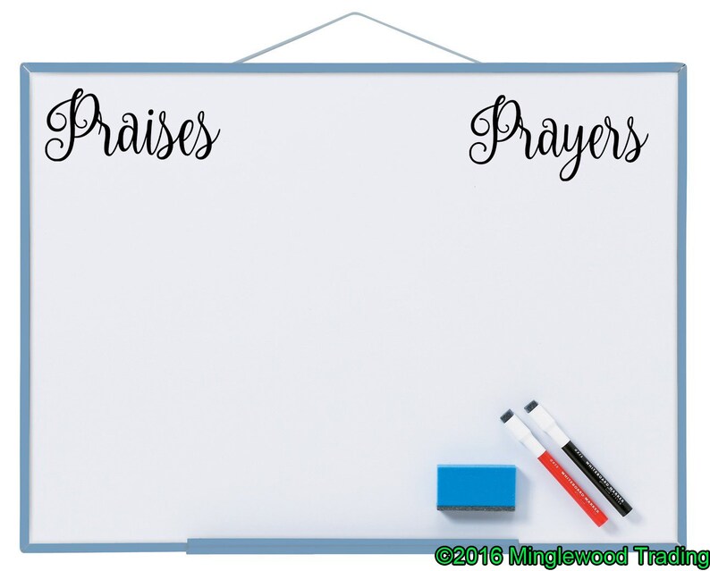 Praises Prayers Vinyl Decal Stickers Bible Study Church Mass - Etsy