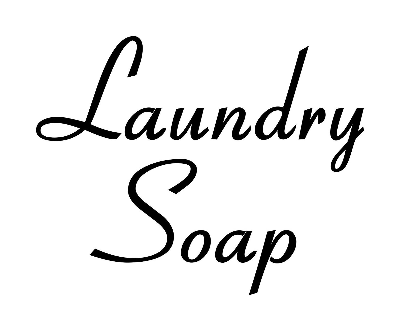 LAUNDRY SOAP Vinyl Sticker Laundry Room Pantry Home - Etsy