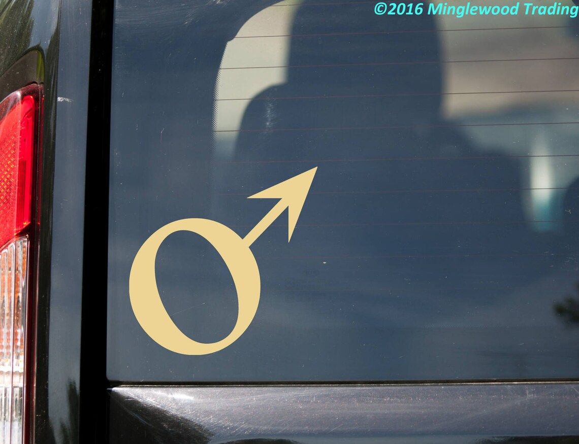 Mars Planet Astrology Sign Vinyl Decal Sticker Zodiac - Etsy