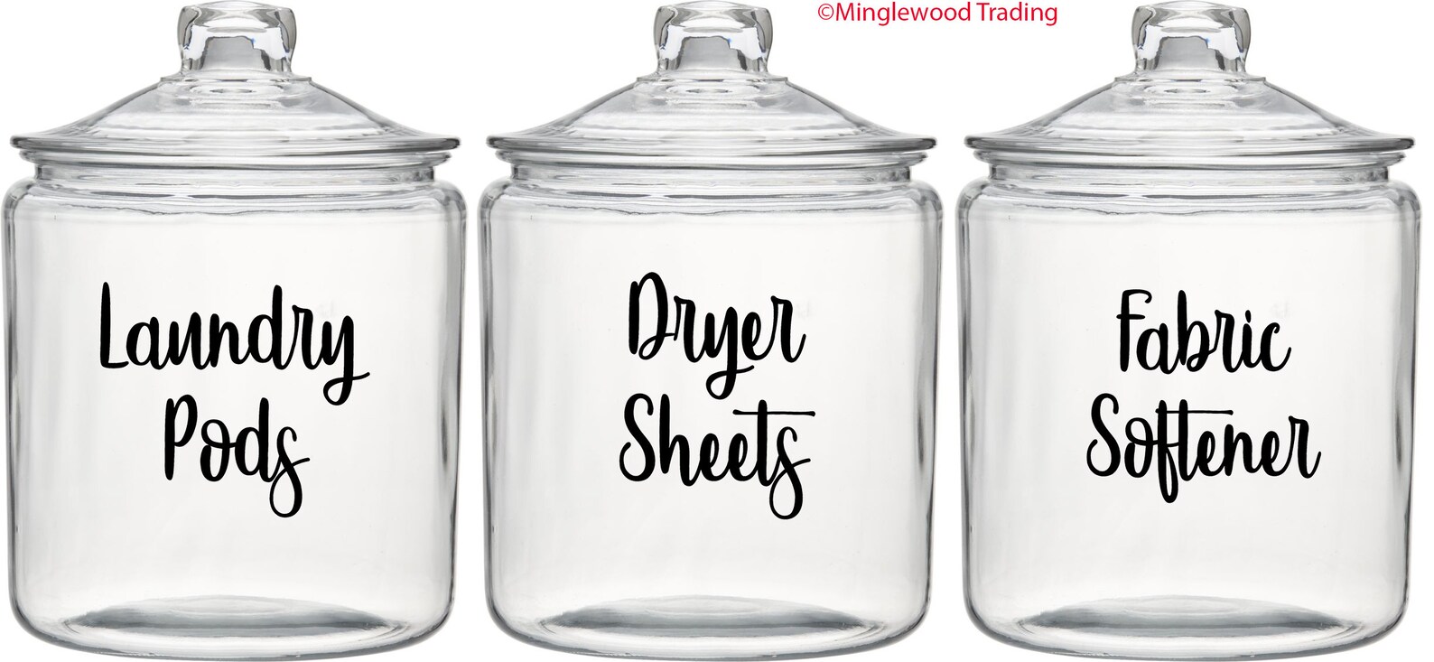 Set of 3 Laundry Room Vinyl Decal Stickers Laundry Pods - Etsy