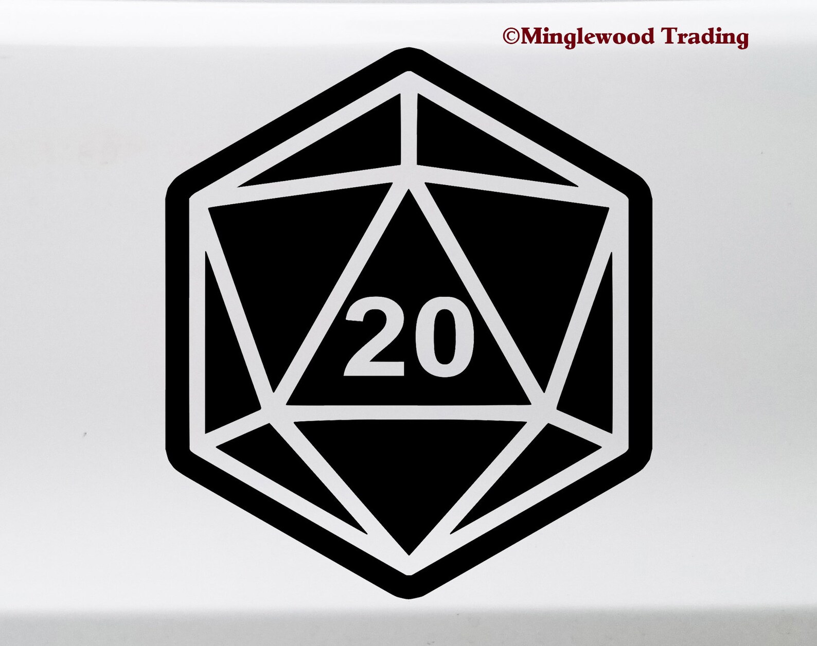 D20 Roll Dice Vinyl Sticker Role Playing Game Crit RPG | Etsy