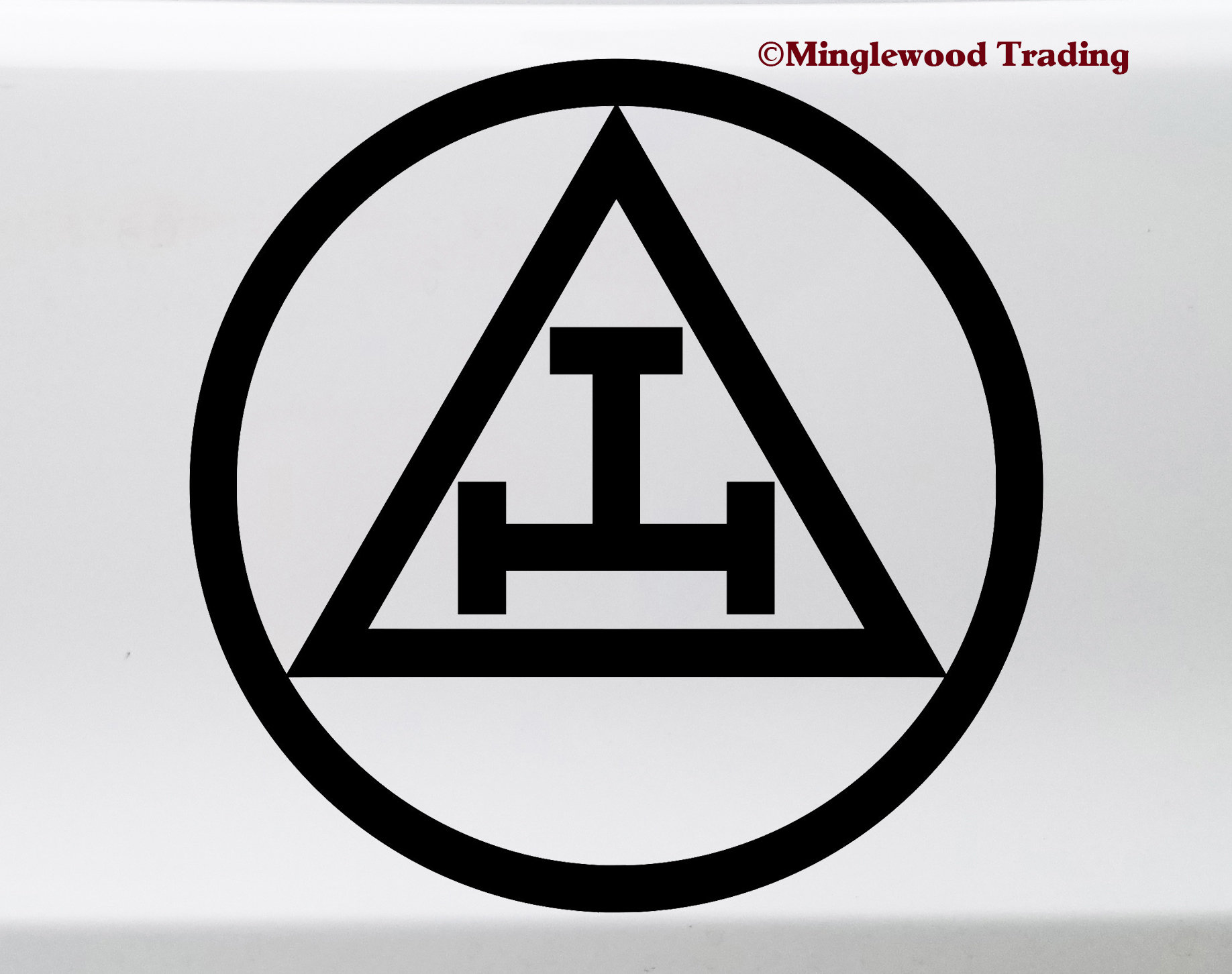 Triple Tau Vinyl Sticker Royal Arch Mason Emblem Symbol - Etsy
