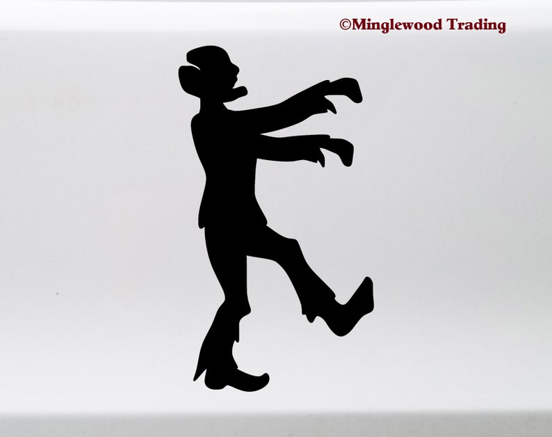Zombie Vinyl Sticker Undead Dead Monster Die Cut Decal - Etsy