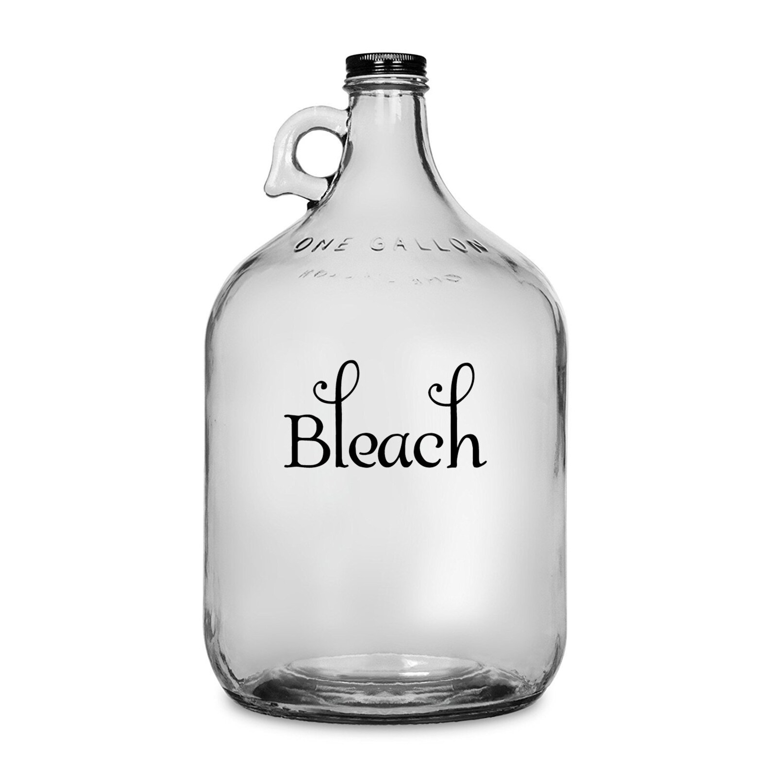 BLEACH Vinyl Decal Sticker Laundry Room Label SWASH | Etsy