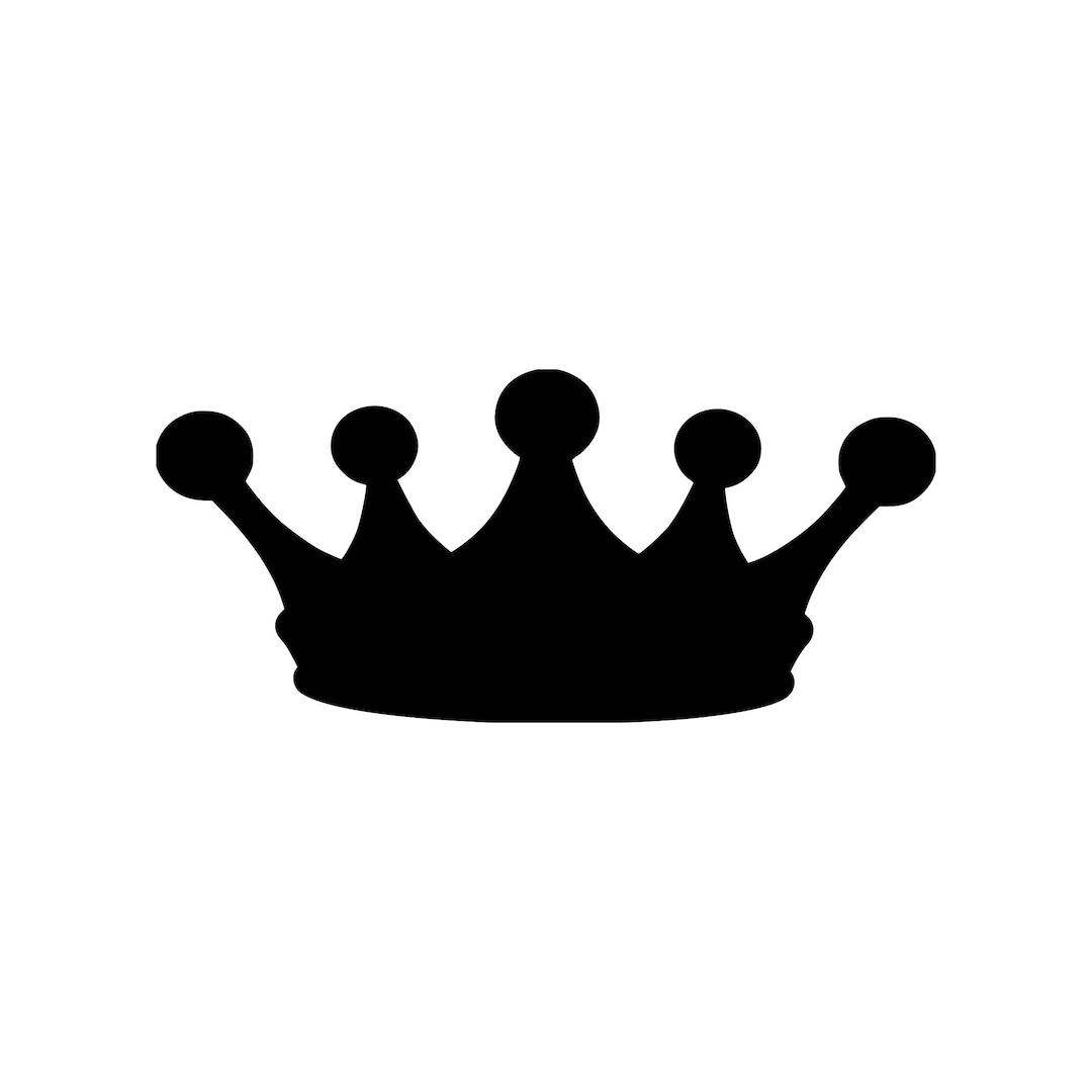 CROWN Vinyl Decal Sticker King Queen Princess Prince Tiara - Etsy