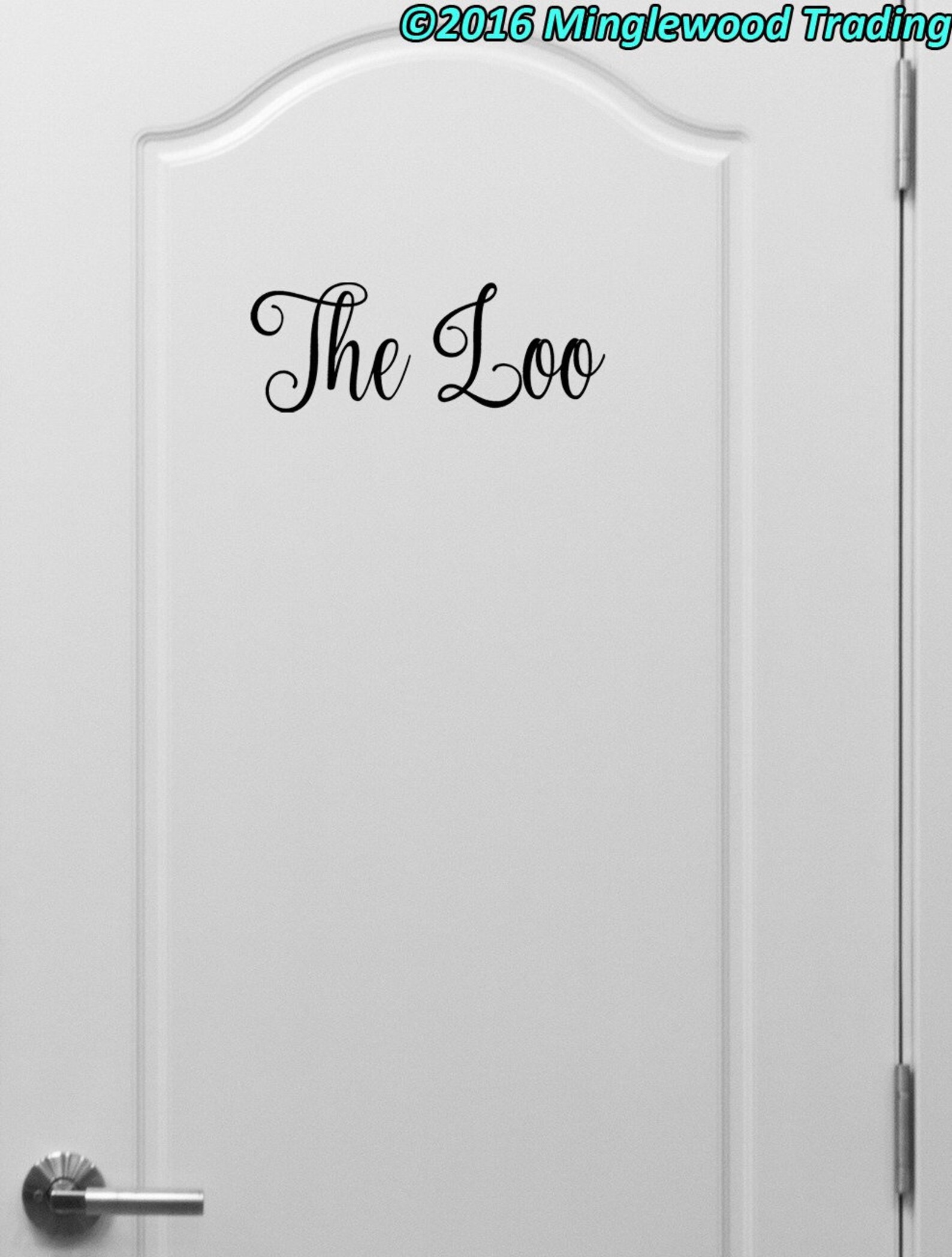 The Loo Vinyl Decal Sticker - Bathroom Door Restroom Water Closet - Etsy