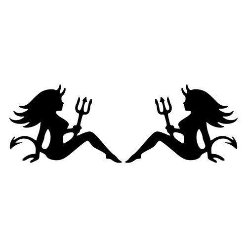 Mudflap Fat Girl Vinyl Decal Sticker Trucker Lady Woman Etsy