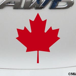 Maple Leaf Vinyl Decal Sticker - Canada Canadian Flag - Etsy