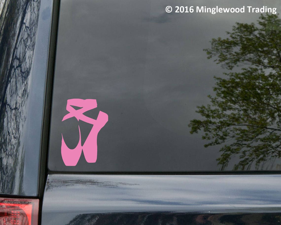 BALLET SHOES Vinyl Decal Sticker Ballerina Pointe Dance - Etsy