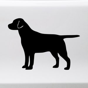 Labrador Retriever Vinyl Decal Sticker - Dog Chocolate Lab - Straight ...