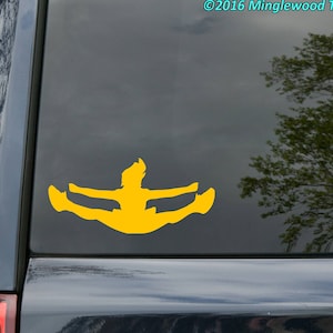 Cheerleader Flyer - Vinyl Decal Sticker Cheerleading Stunt - Etsy