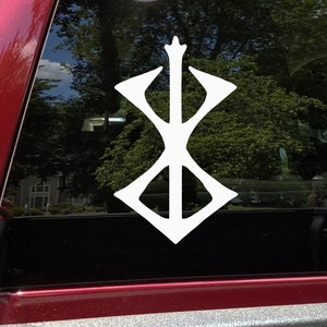 Berserk Rune Vinyl Decal - Viking Rune Symbol - Die Cut Sticker - Etsy