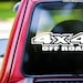 Pair 4X4 off Road V4 Vinyl Decal Stickers - 4 by 4 Truck 4 X 4 4-wheel ...