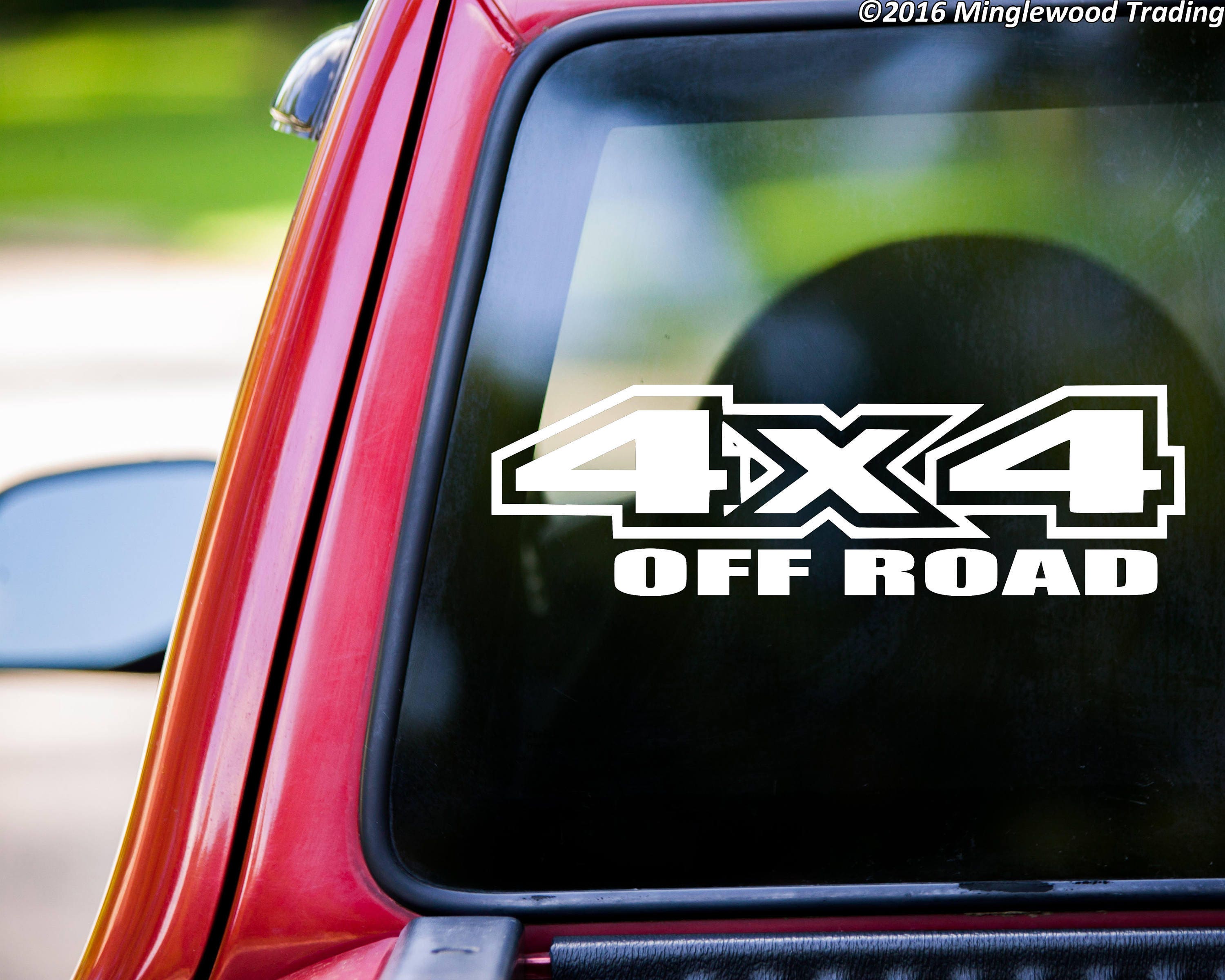 Pair 4X4 OFF ROAD V4 Vinyl Decal Stickers 4 by 4 Truck 4 X 4 - Etsy
