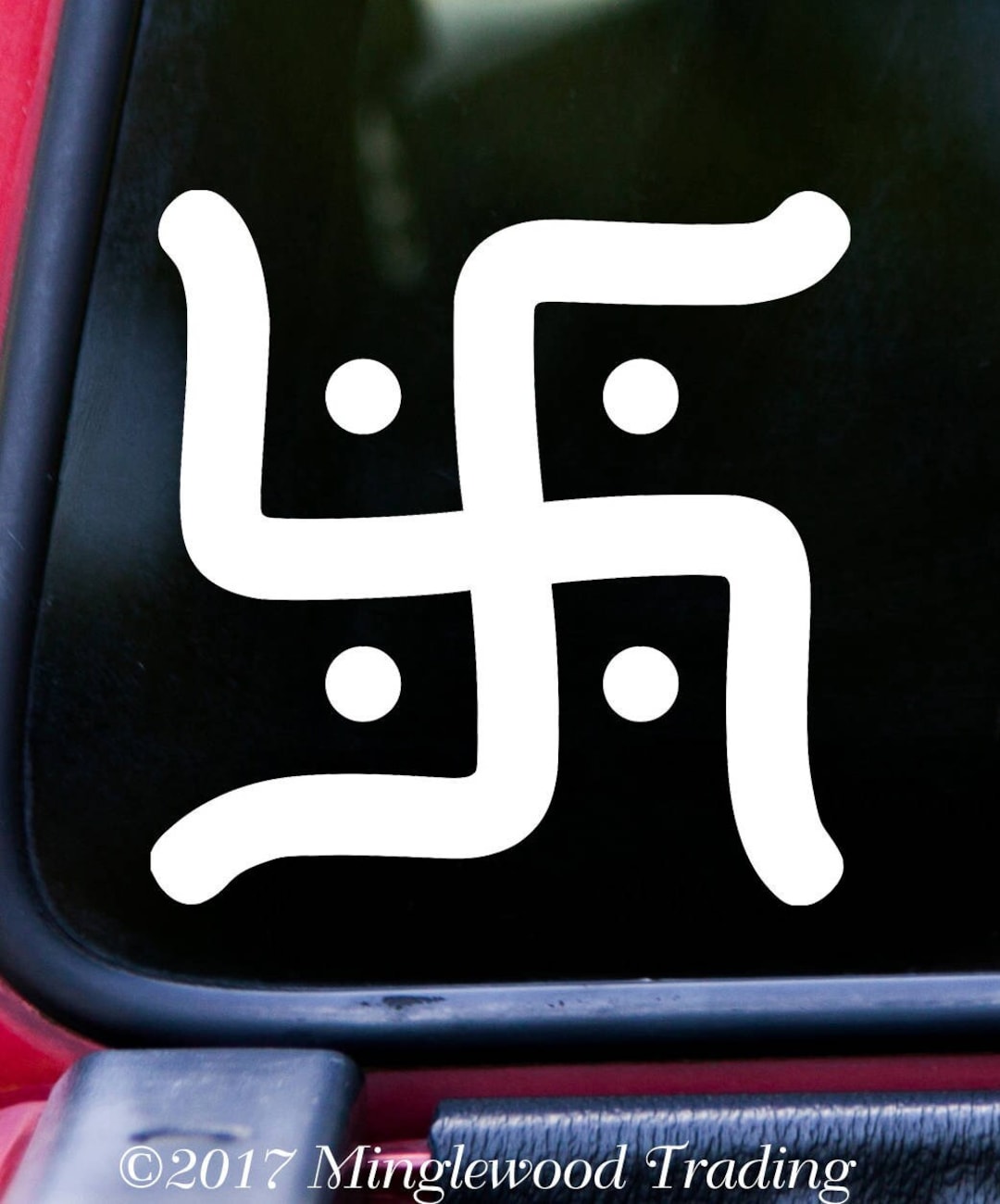 Hindu Swastika Vinyl Decal Buddhism Jainism Hinduism Die Cut Sticker ...