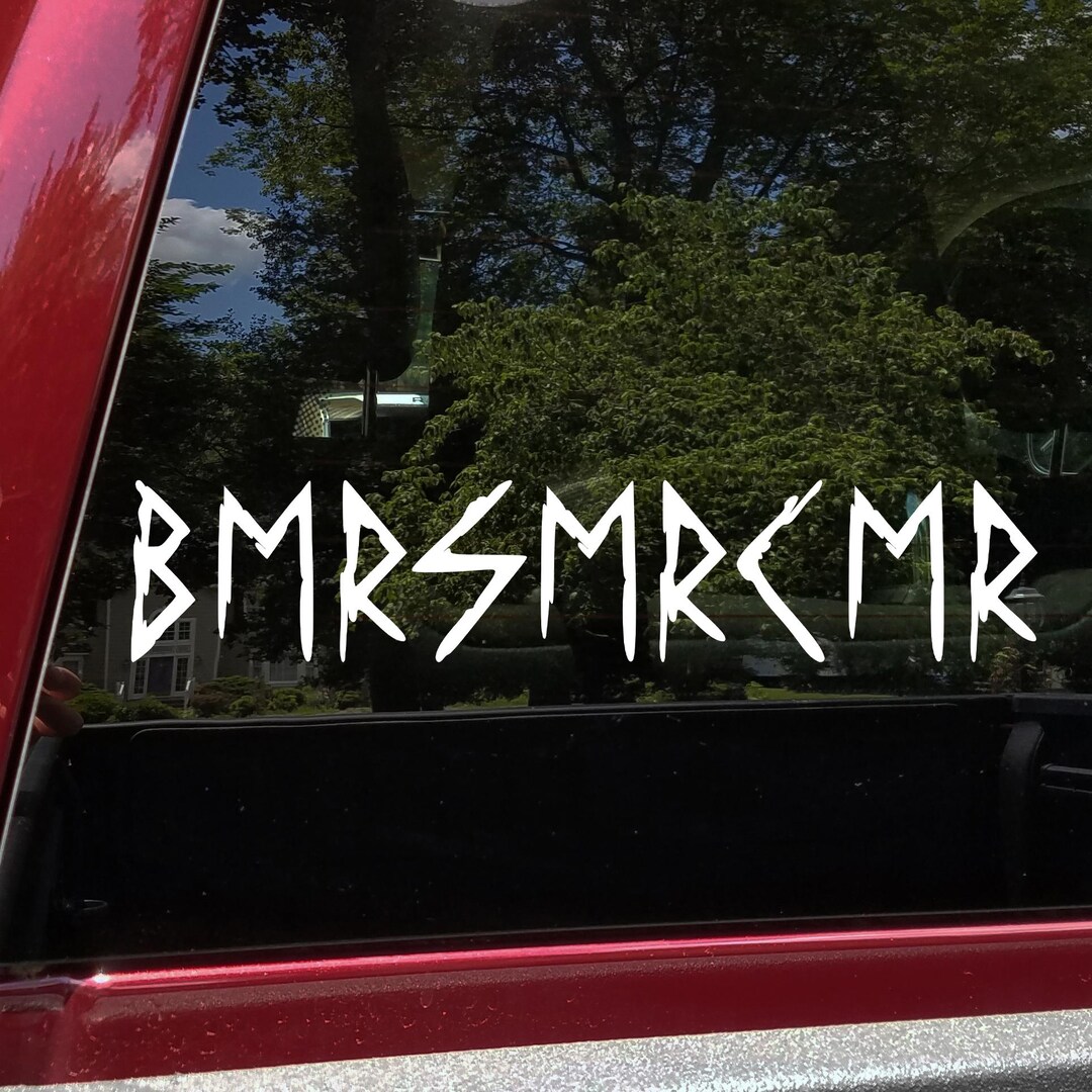 Berserker in Viking Runes Vinyl Decal V2 | Norse Fearless Warrior | Die ...
