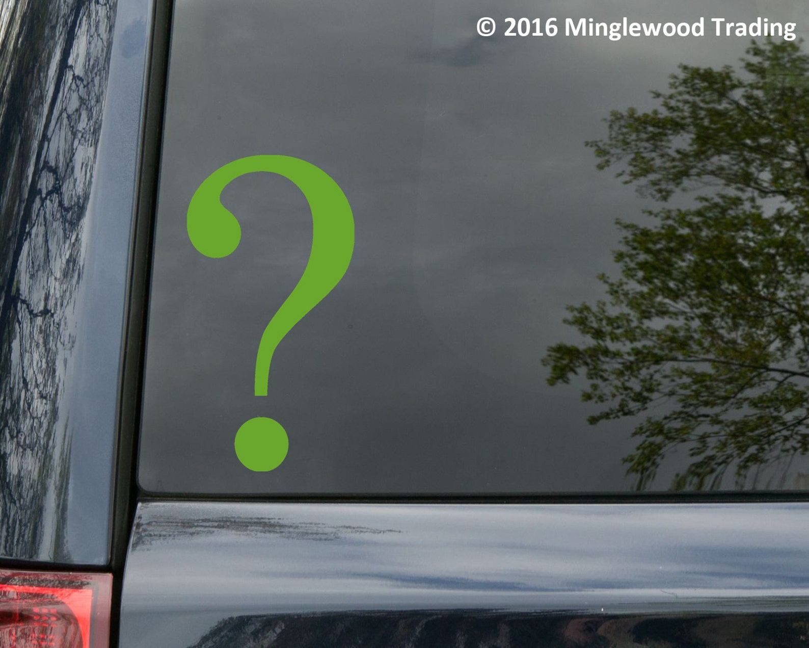 Question Mark Vinyl Decal Sticker Riddle Joker Punctuation - Etsy