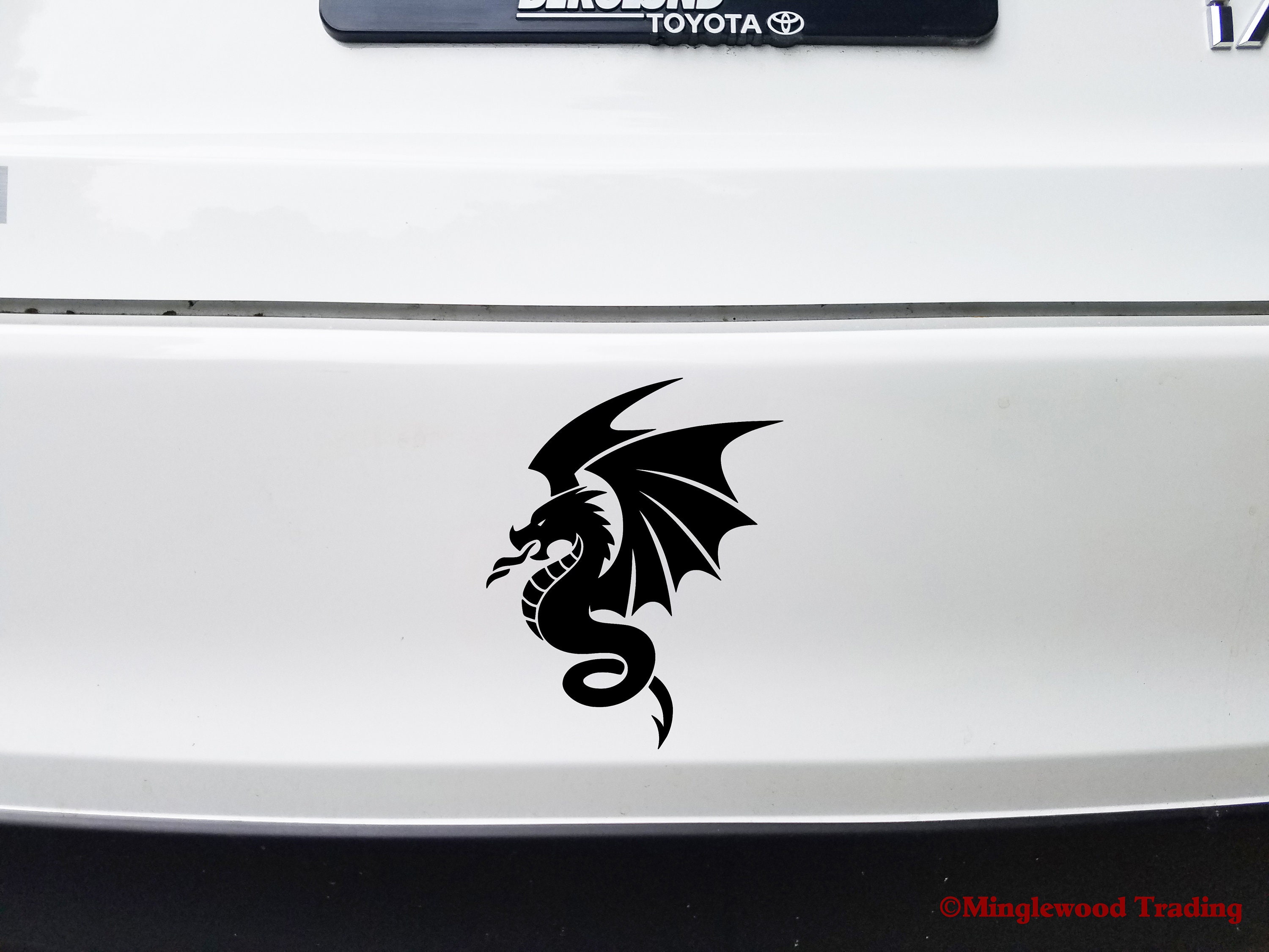 FLYING DRAGON Vinyl Decal Sticker V1 Wyvern Medieval Fantasy - Etsy