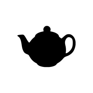 Teapot - Vinyl Decal Sticker - Tea Time Kettle Steeping Leaves - Etsy