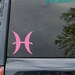 Pisces Vinyl Decal Sticker Astrology Zodiac Sign Water the Fish - Etsy