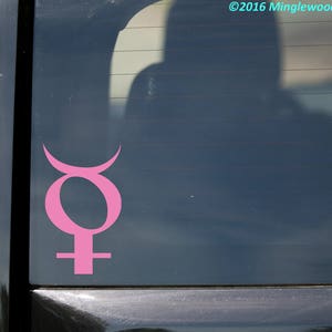 Mercury Planet Astrology Sign - Vinyl Decal Sticker - Zodiac Planetary ...