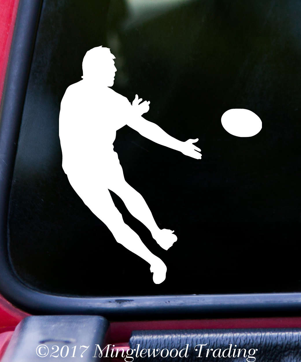 RUGBY PLAYER Vinyl Decal Sticker 5 X 4.25 Football - Etsy
