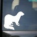 Ferret Vinyl Decal Sticker Polecat - Etsy