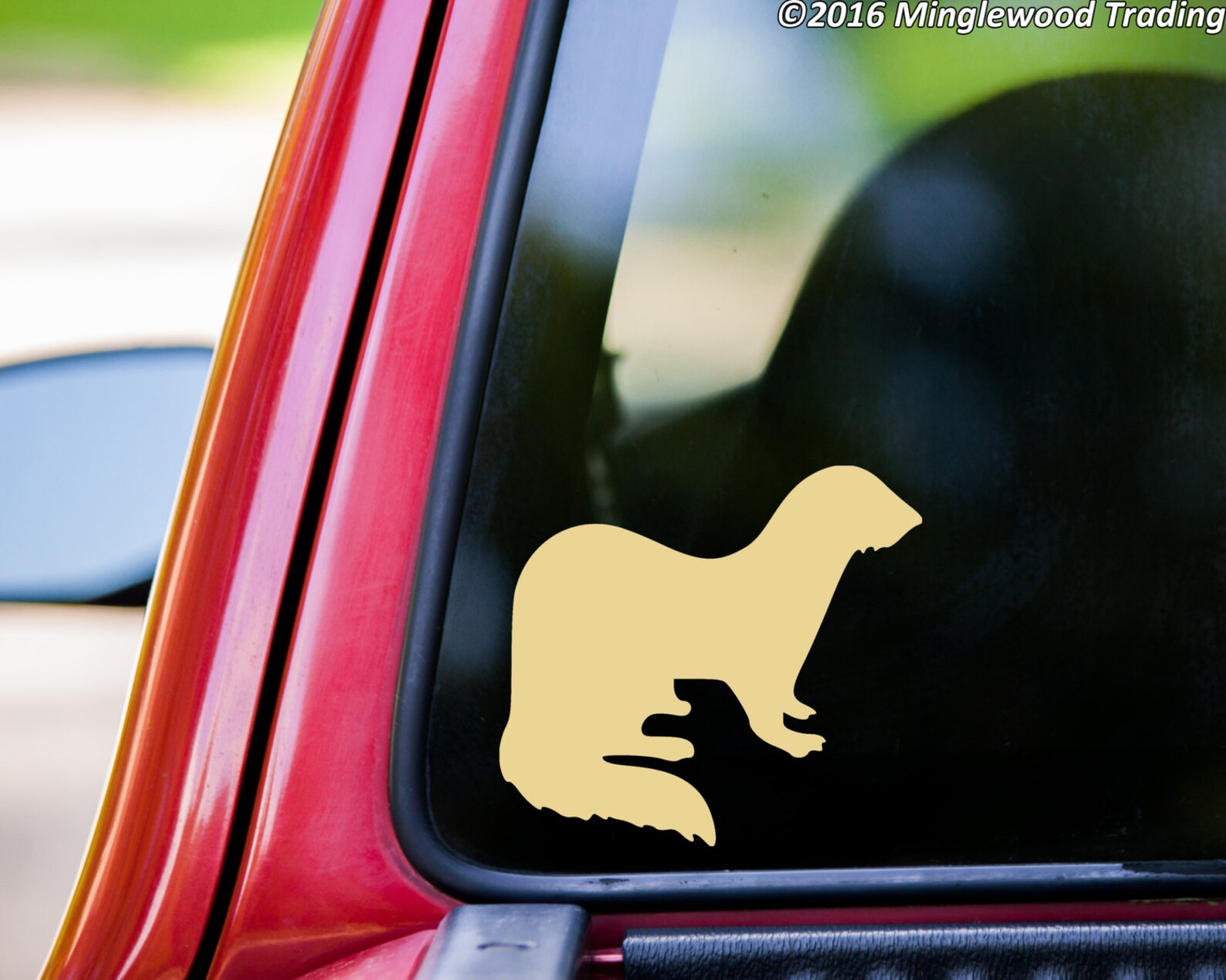 FERRET Vinyl Decal Sticker Polecat | Etsy