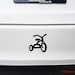 Tricycle Vinyl Decal Sticker Trike Delta Tadpole Bike - Etsy