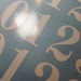 Vintage Die Cut Numbers - Vinyl Decals Stickers - 4 Sets of 0-9 ...