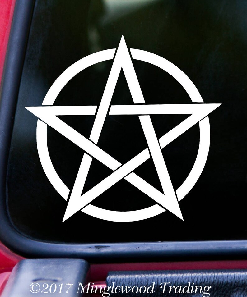 ENDLESS PENTACLE Vinyl Decal Sticker PENTAGRAM Wiccan - Etsy