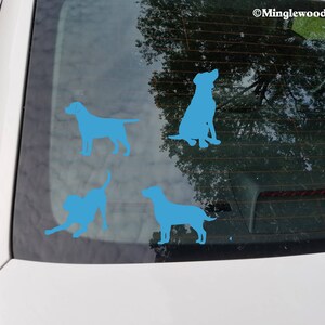 Set of 4 Labrador Retriever Dog Vinyl Decal Stickers - Lab - Puppy - Etsy