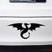 Flying Dragon Vinyl Decal Sticker -V3- Wyvern Medieval Fantasy Gaming ...
