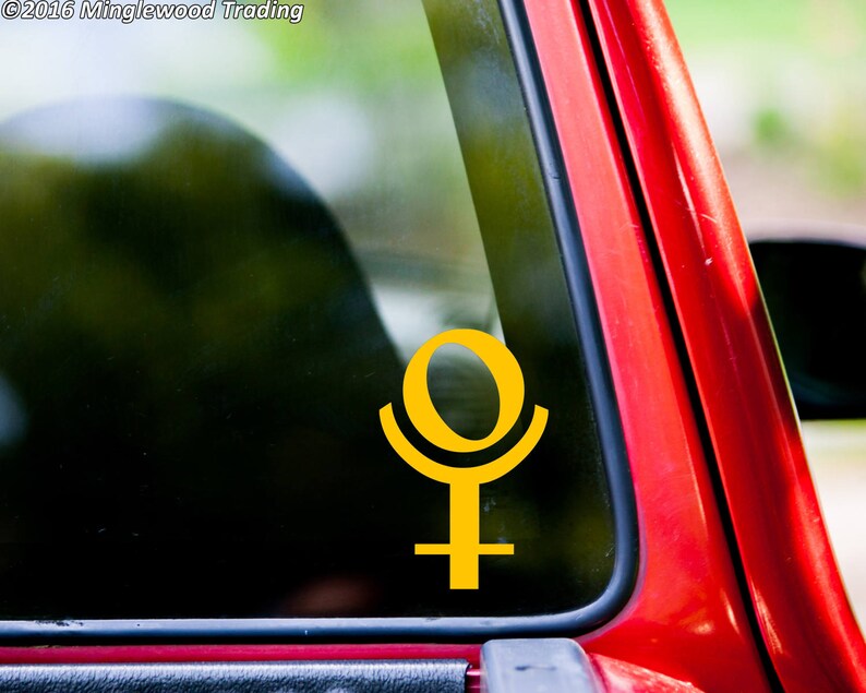 Pluto Planet Vinyl Sticker Decal Astrology Zodiac Glyph Symbol for Car ...