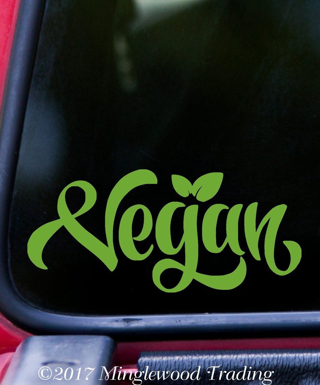 VEGAN Vinyl Decal Sticker V1 Veganism Vegetarian Healthy | Etsy