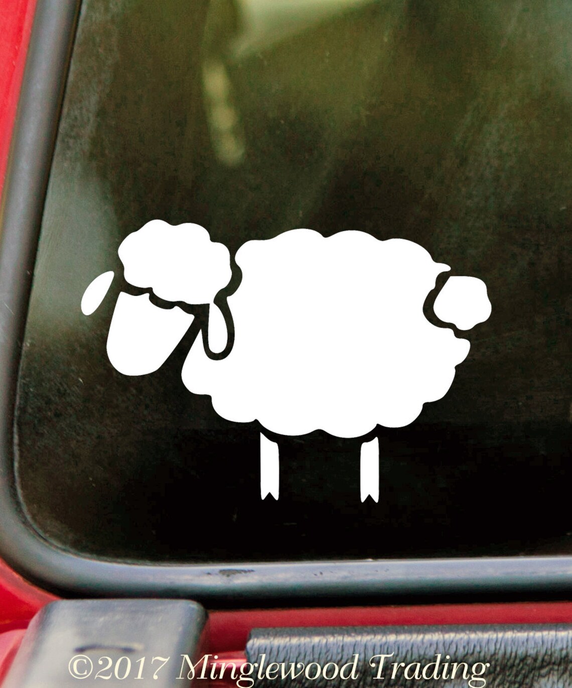 Sheep Vinyl Decal Sticker Lamb Farm Animal - Etsy