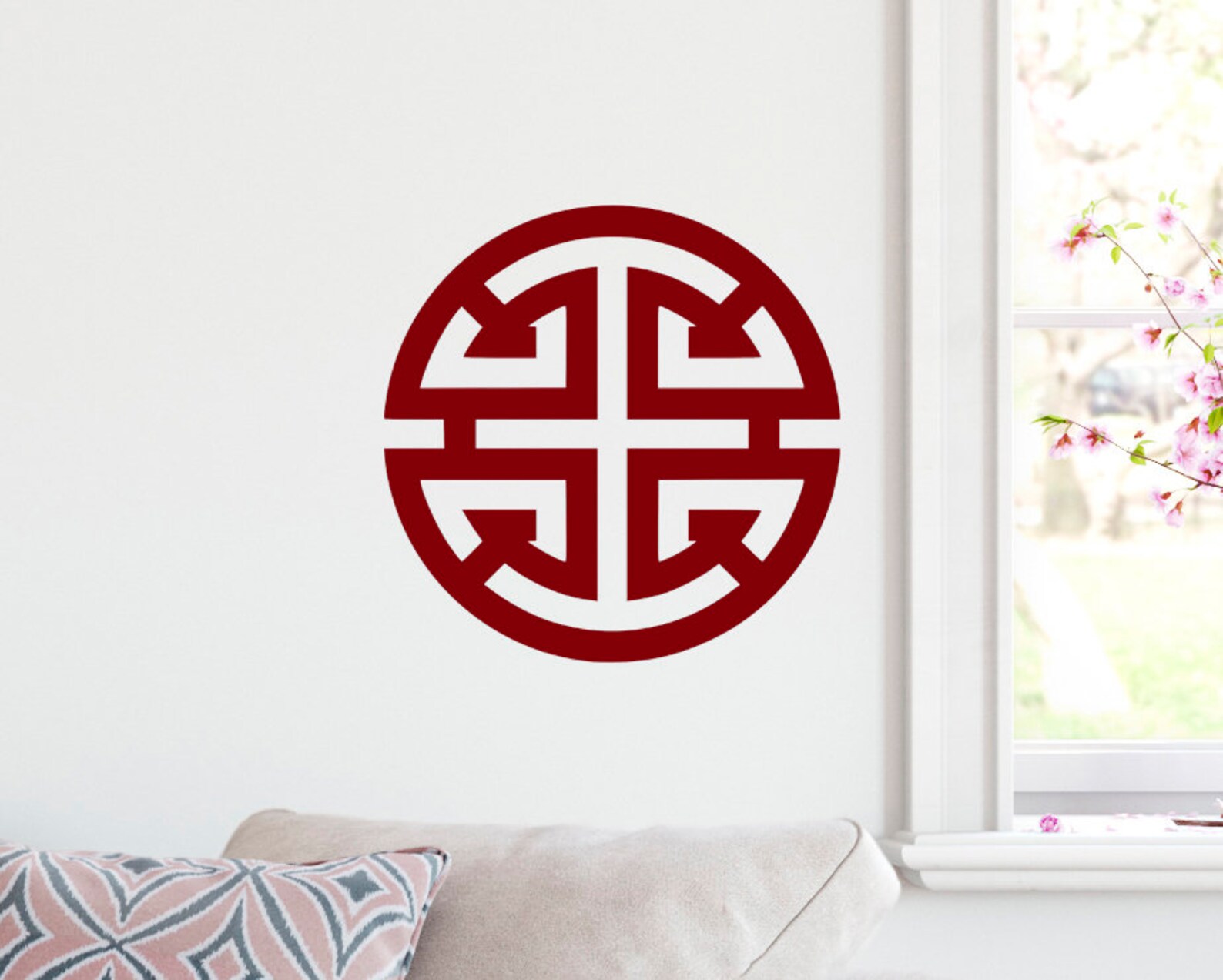 Lu Vinyl Decal Chinese Symbol Prosperity Die Cut Sticker - Etsy