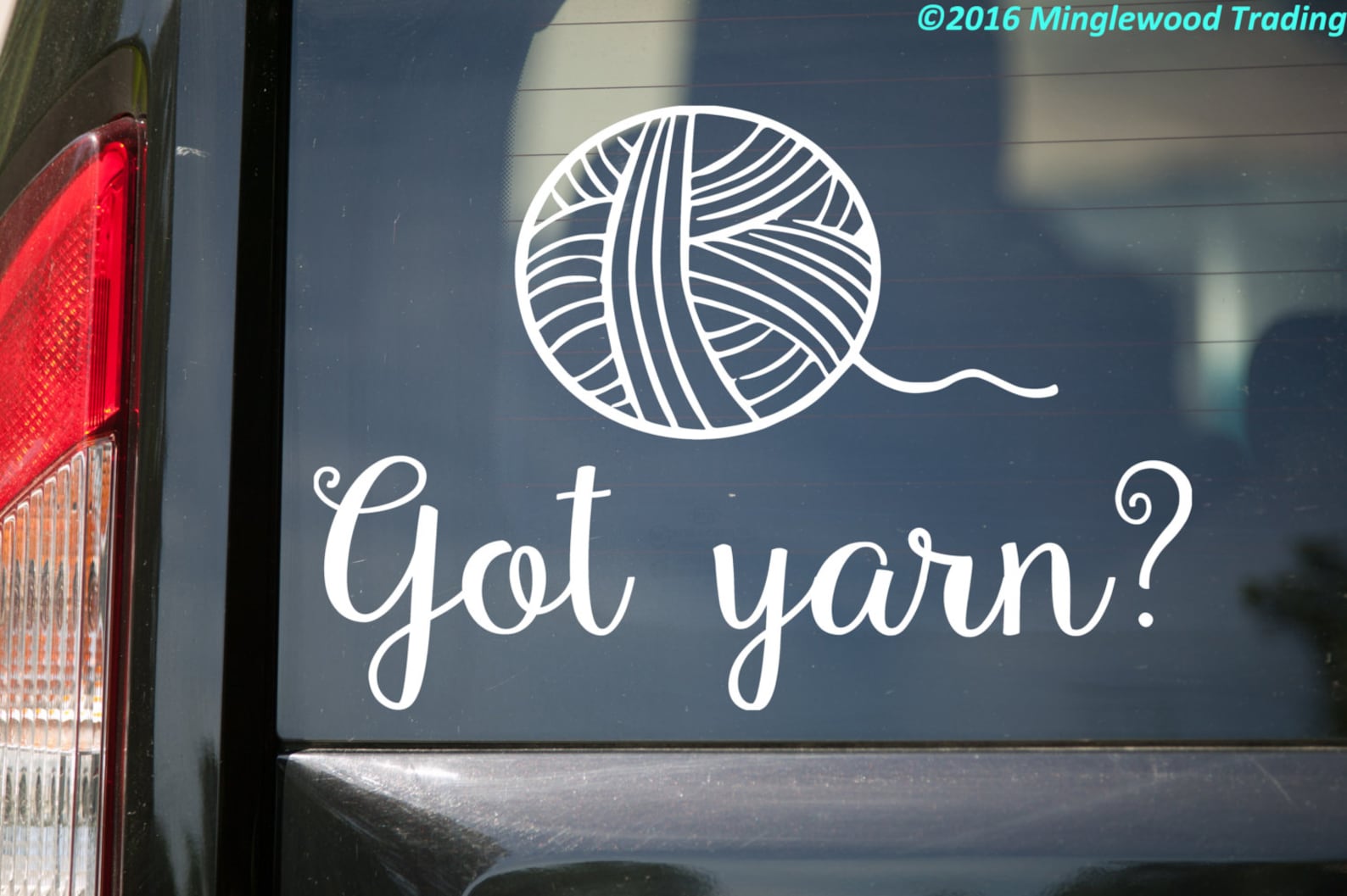 GOT YARN Vinyl Decal Sticker Crochet Knitting Sewing | Etsy