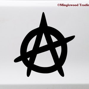 Anarchy Symbol Vinyl Sticker - Disorder Chaos - Die Cut Decal - Etsy