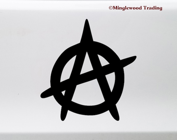 Anarchy Symbol Vinyl Sticker Disorder Chaos Die Cut Decal | Etsy