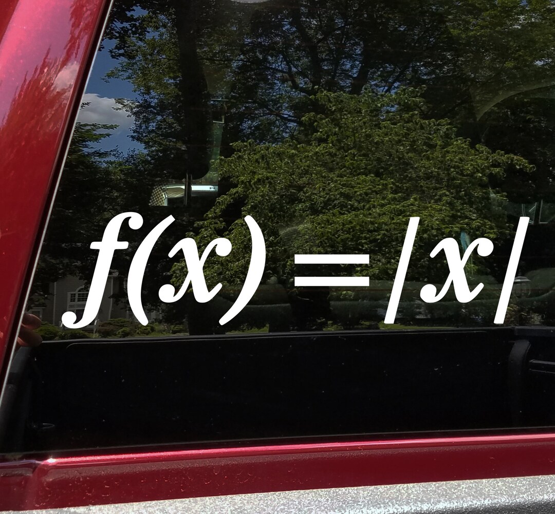 Stay Positive Math Equation Vinyl Decal - Avoid Negativity - Die Cut ...