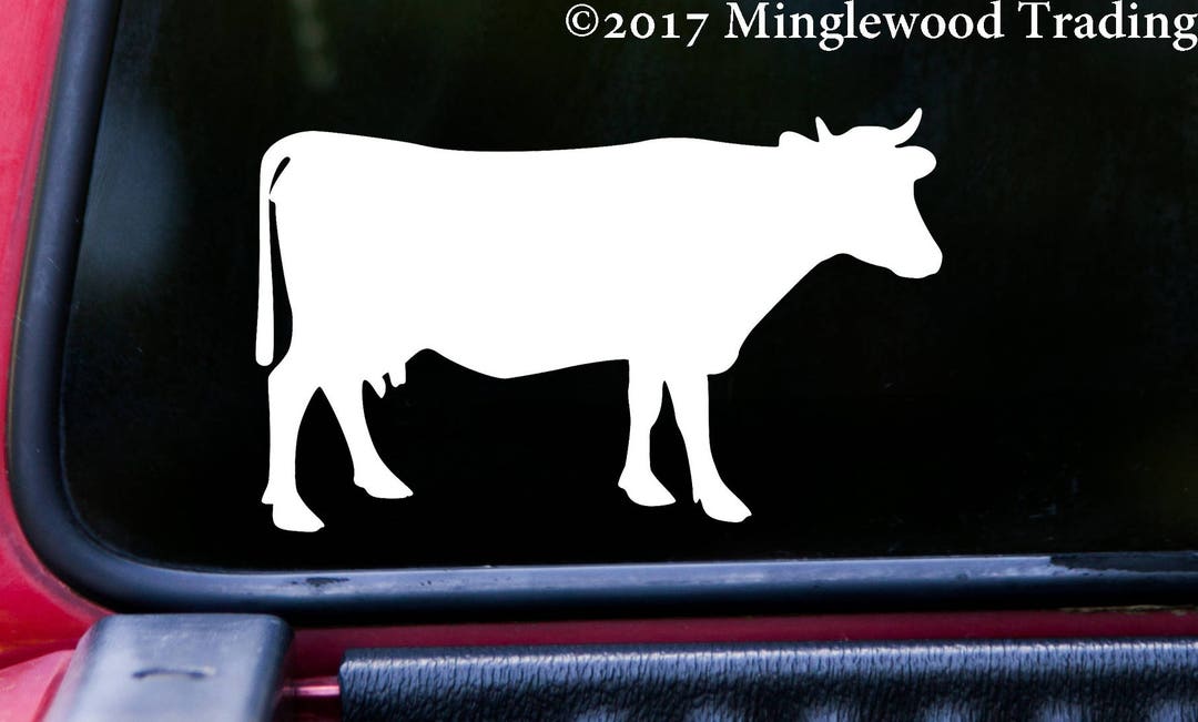 Cow Vinyl Decal Sticker Cattle Ungulate Farm Animal Taurus - Etsy