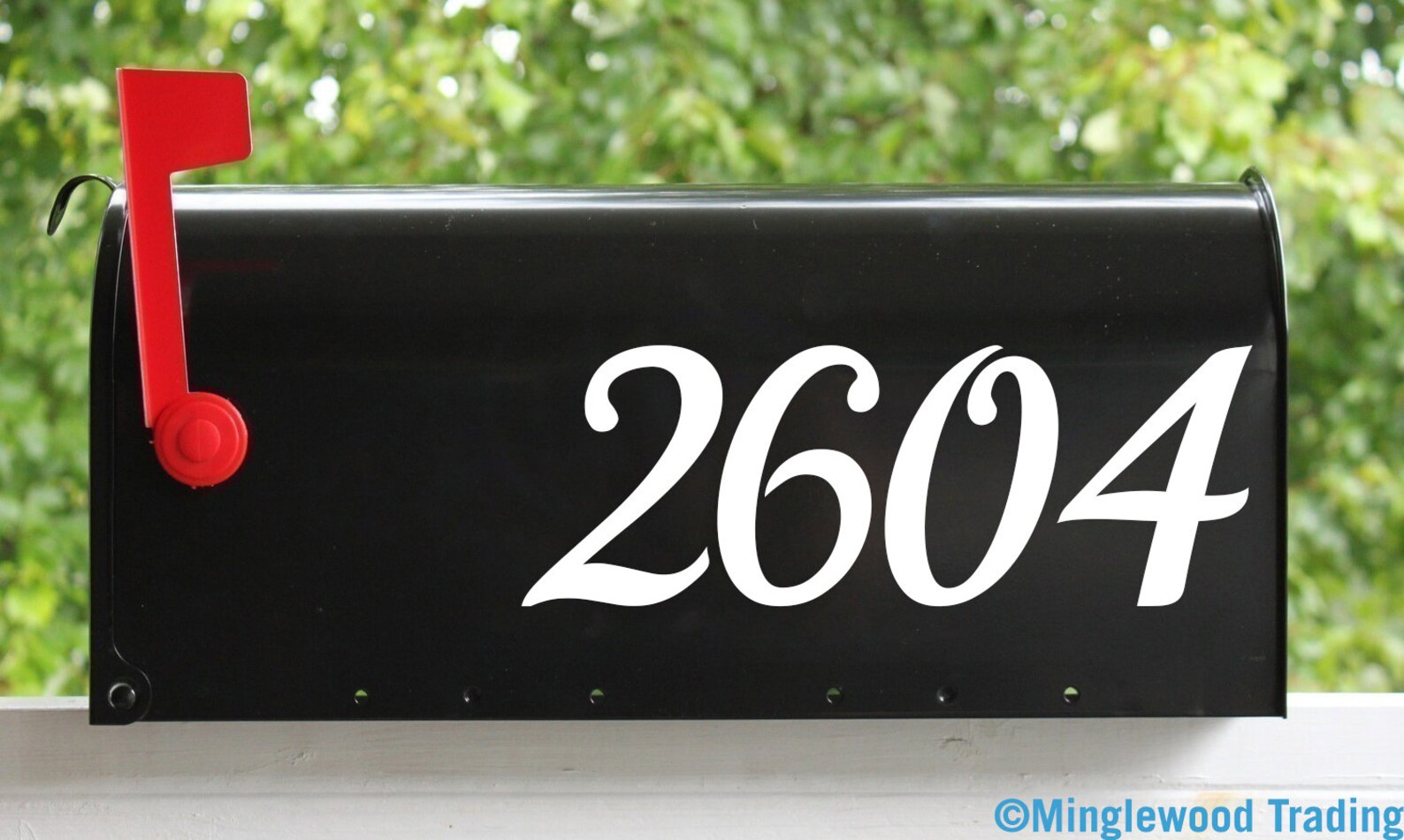 2 Sets of 6 Custom Mailbox Numbers Vinyl Die Cut | Etsy