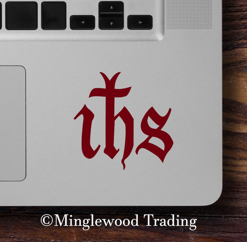 IHS Vinyl Sticker Jesus Christ Monogram Greek in His Service - Etsy