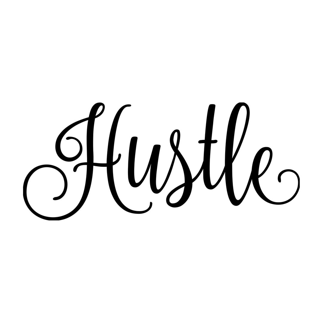 HUSTLE Vinyl Decal Sticker Car Van Truck Laptop - Etsy