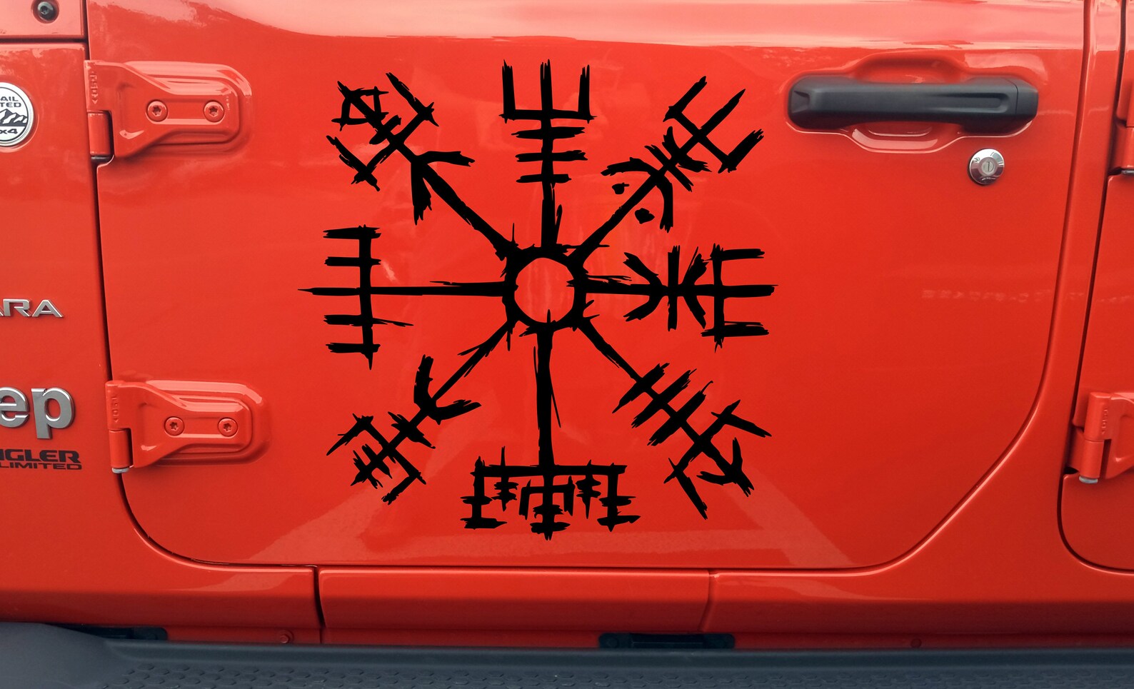 Viking Compass Vinyl Decal V10 Vegvisir Way Sign Post Norse - Etsy