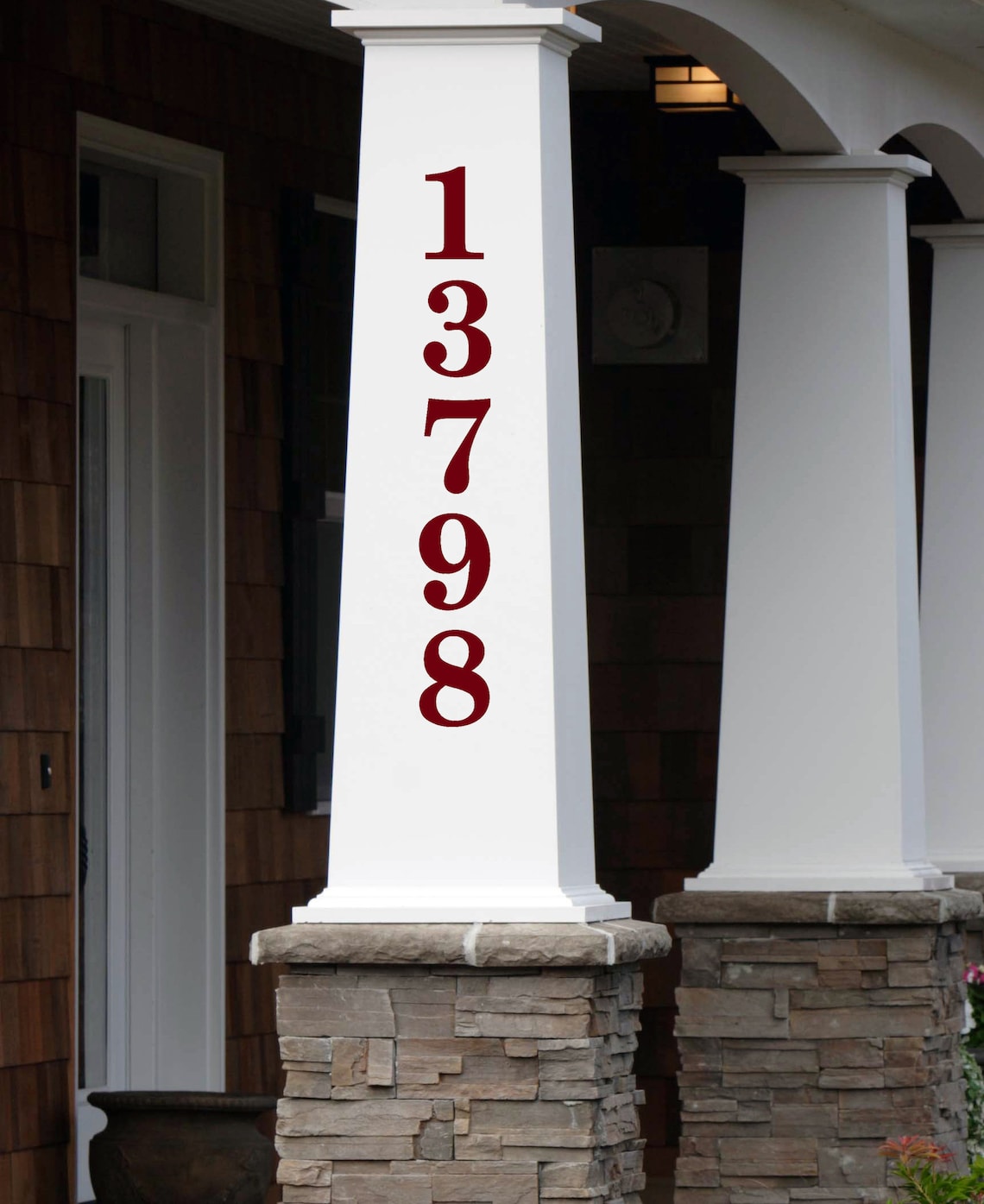 Classic Vertical Mailbox Numbers 1-10 Inches HOA Custom - Etsy