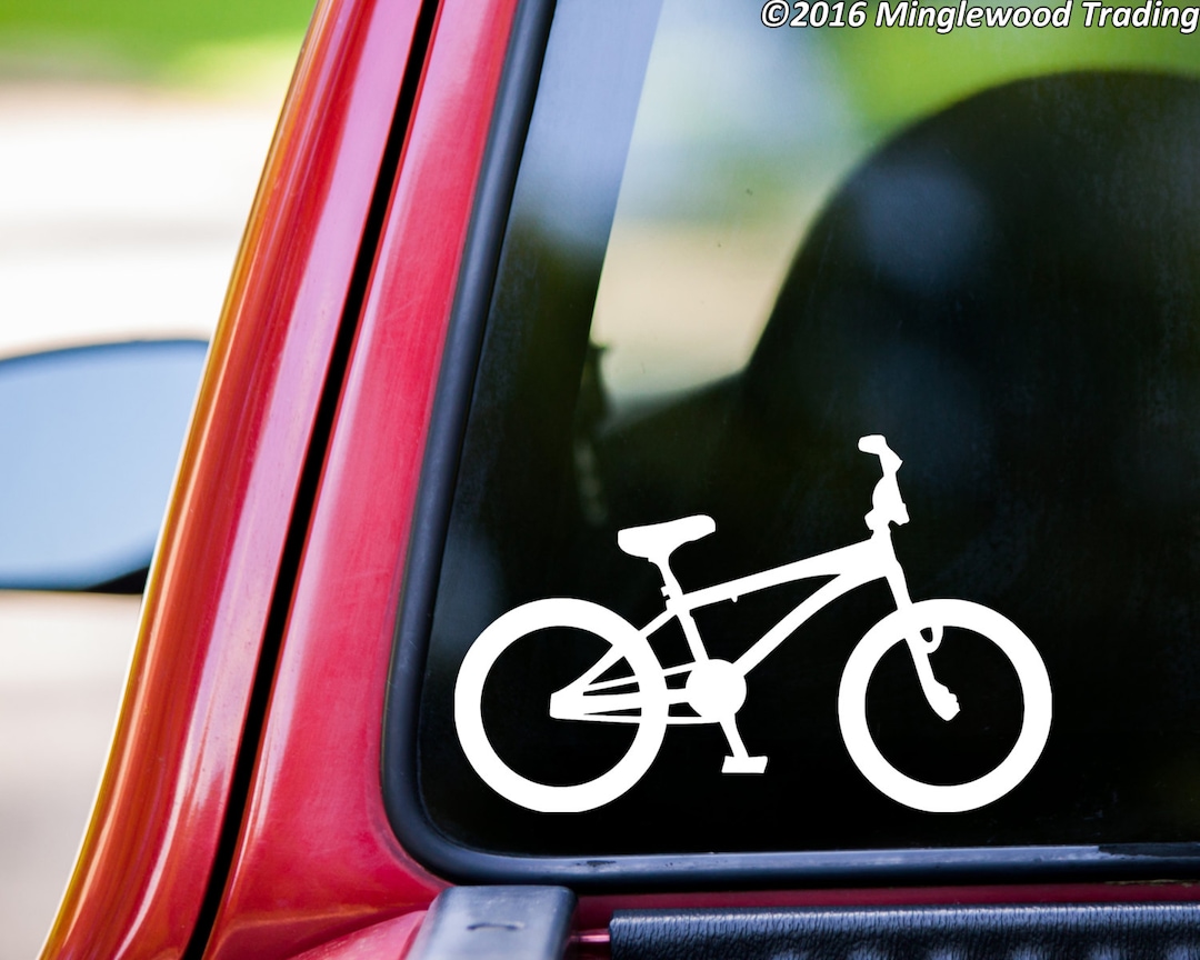 BMX Bike Vinyl Decal Sticker- Bicycle Racing Freestyle - Etsy